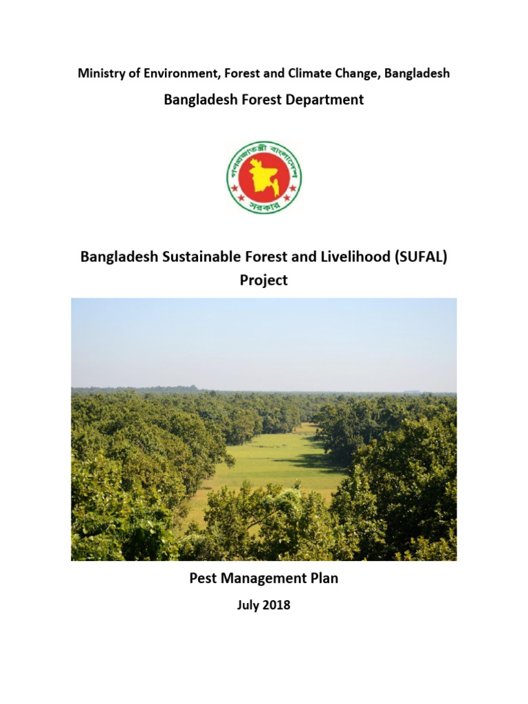 Pest Management Plan for SUFAL Project | PDF | Pesticide | Agriculture