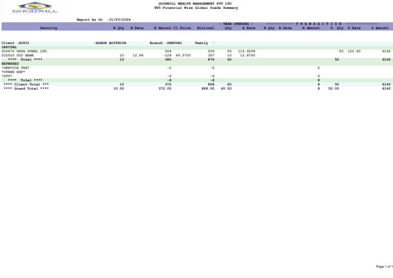 TechExcel Client Login Summary Report | PDF