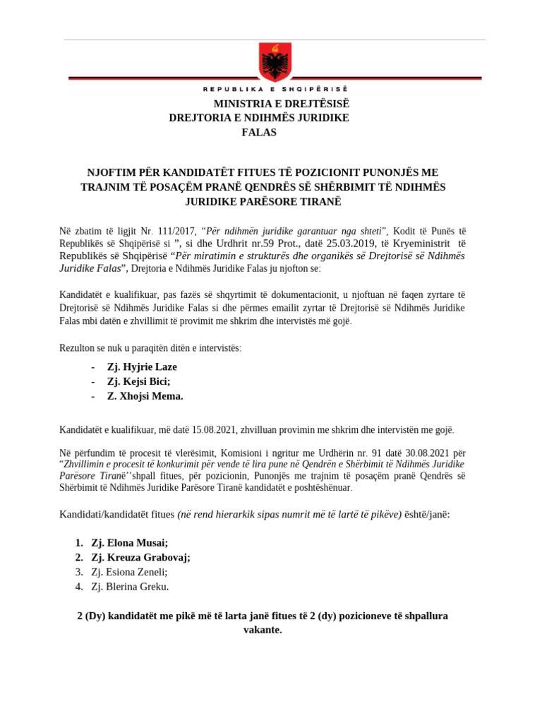 Fituesit Qendra Tirane 1 1 | PDF