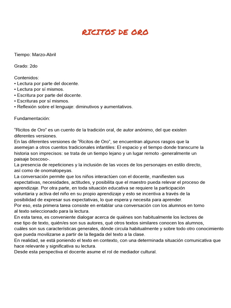 Secuencia PDL 2do | PDF | Palabra | Aprendizaje