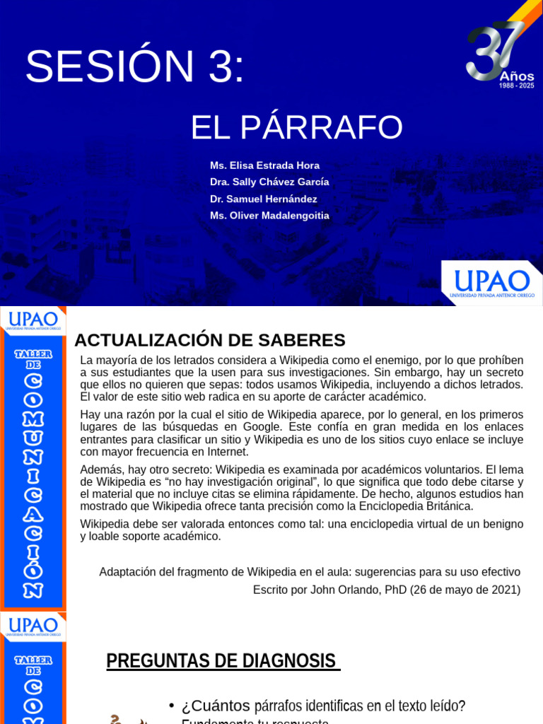 Parrafo PPT Ok | PDF | Wikipedia | Obesidad