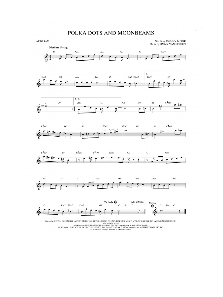 Polka dots and moonbeams C | PDF