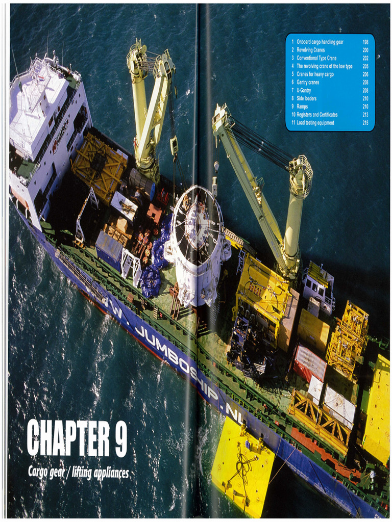 Chapter9-Cargo Gear - Lifitng Appliances | PDF