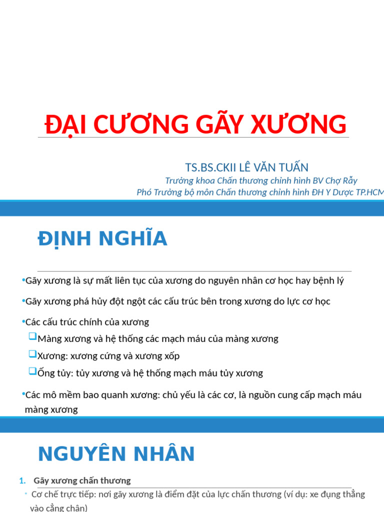 Dai Cuong Gay Xuong | PDF