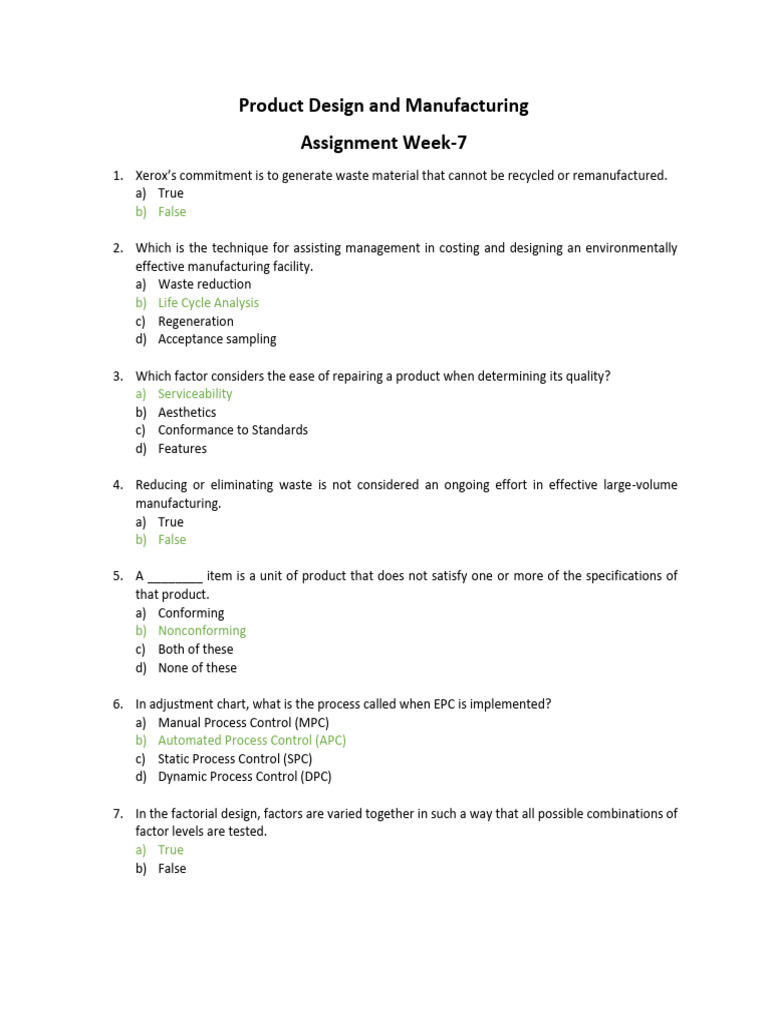 PDM Week-7 Assignment Solution | PDF