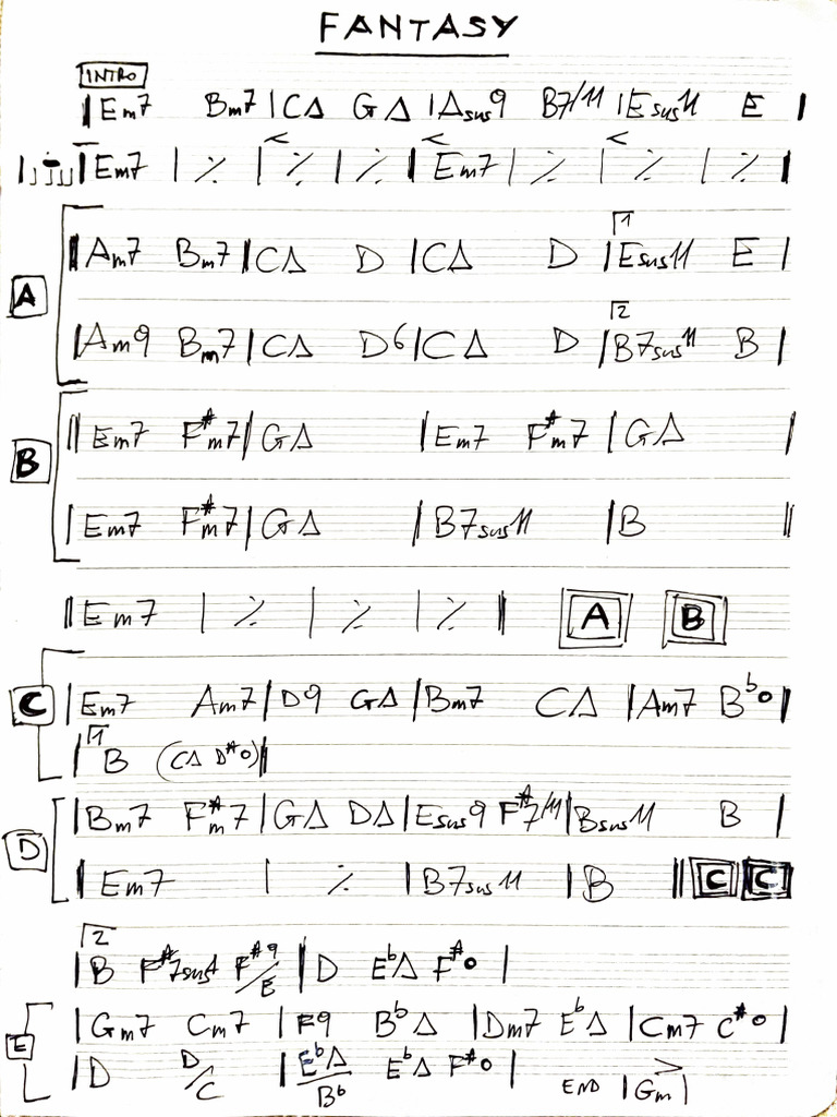 Fantasy - Earth Wind and Fire | PDF