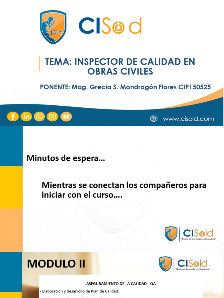 Inspector de Calidad Civil II (Autoguardado) | PDF