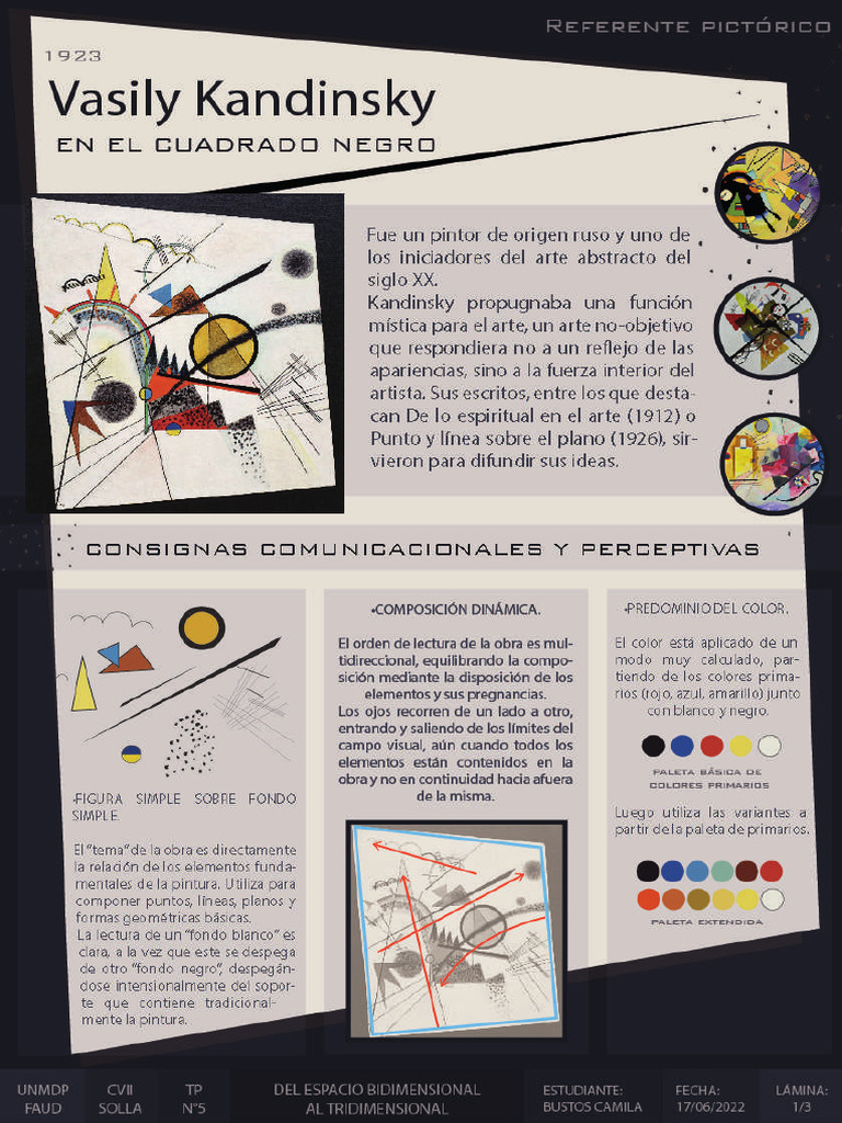Análisis Referente Pictórico Kandinsky | PDF