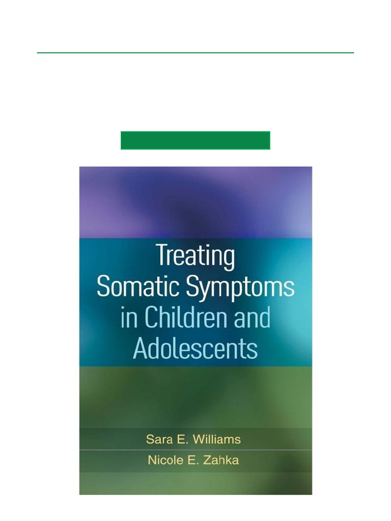 Treating Somatic Symptoms in Youth | PDF | Cognitive Behavioral Therapy ...