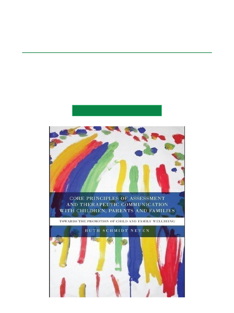 Core Principles of Assessment and Therapeutic Communication With ...