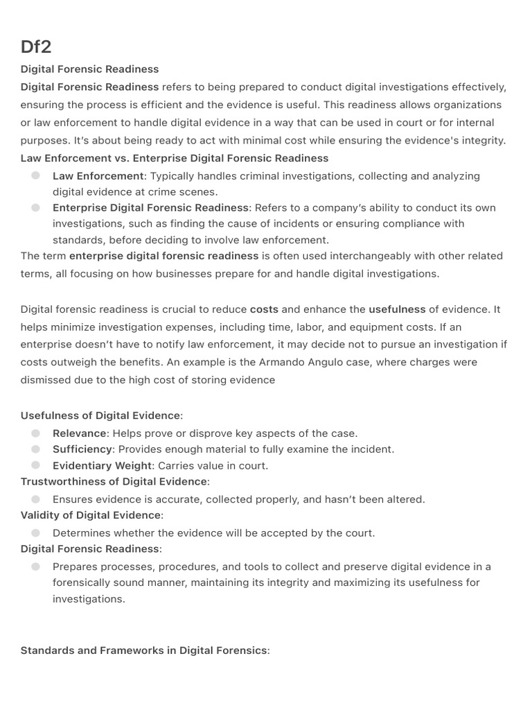 DF 2 | PDF | Digital Forensics | Forensic Science