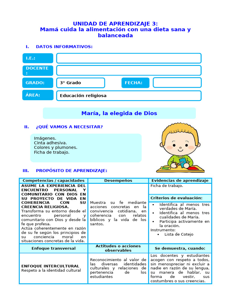 María, La Elegida de DIos - ER - SESIÓN | PDF | María, madre de Jesús