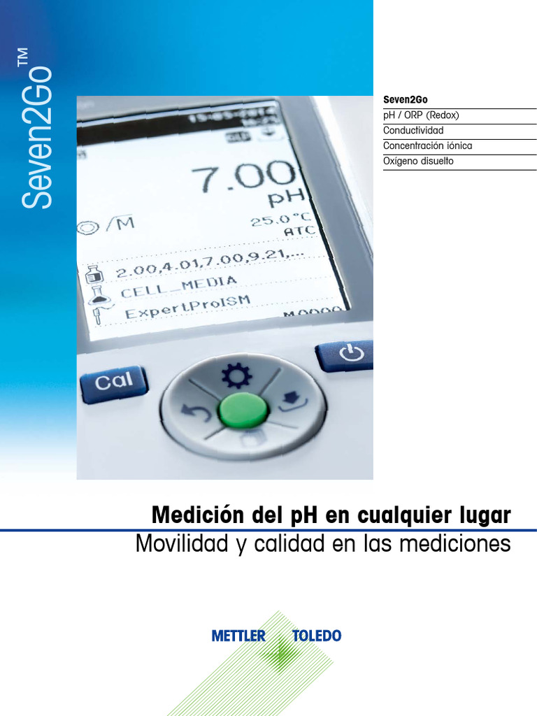 V10.14 PH Seven2Go Brochure Es LR | PDF | Laboratorios | Sensor