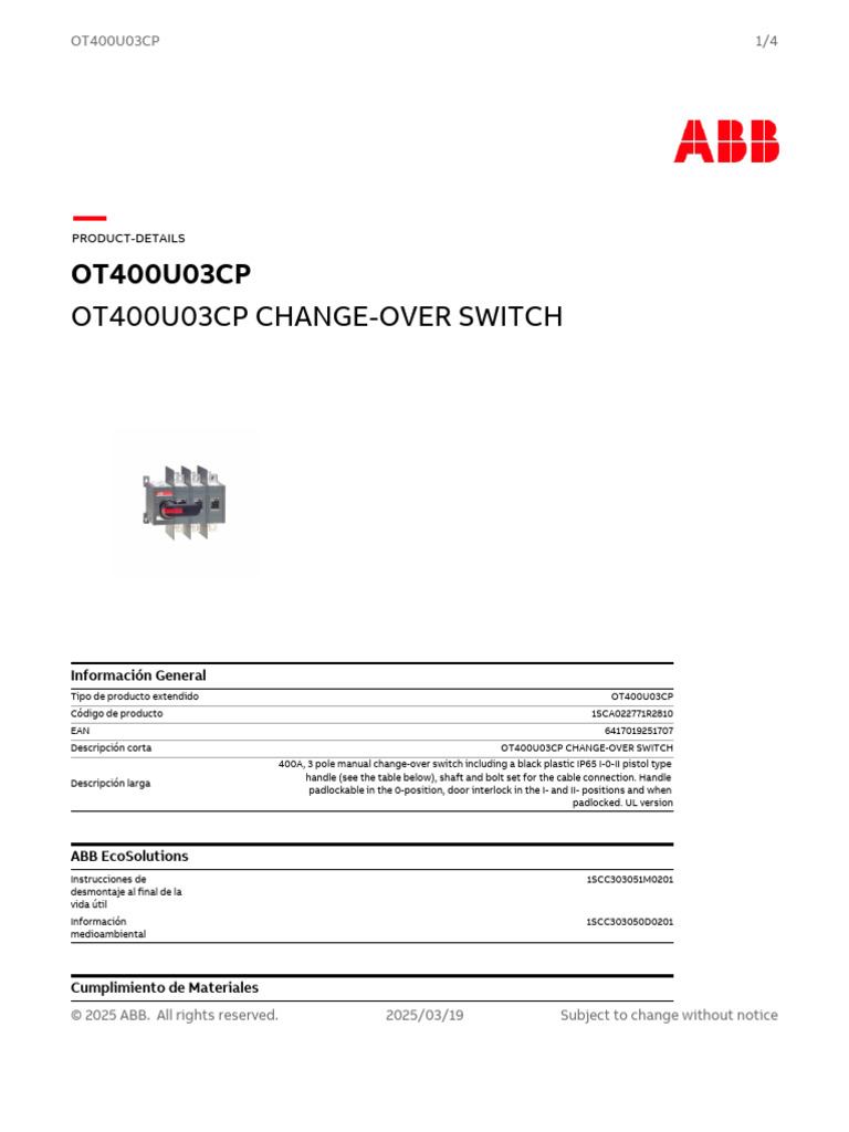 1SCA022771R2810 | PDF