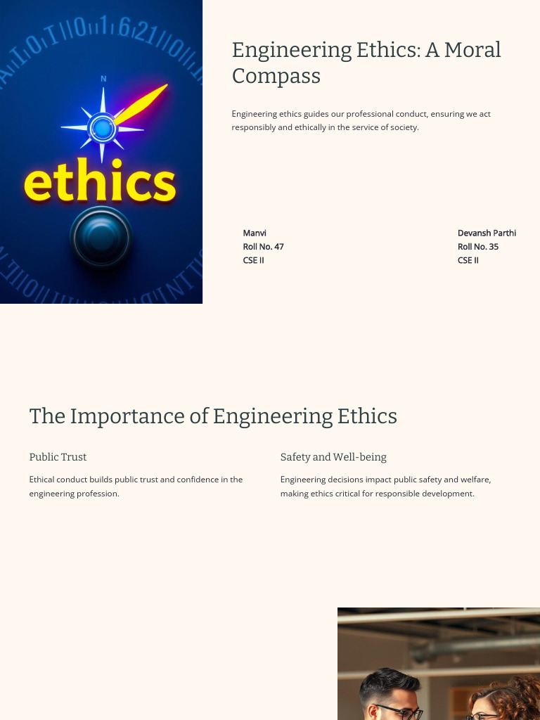 Engineering Ethics A Moral Compass 1 | PDF | Integrity | Computer Security