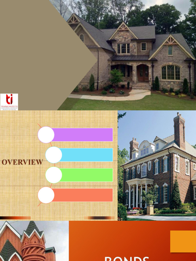 Brick Masonry Bonds and Junctions | PDF | Building Engineering | Masonry