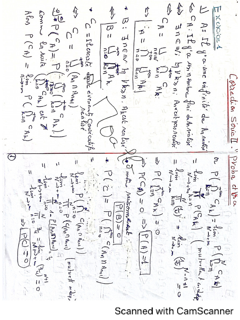 Série 2 Va Correction | PDF