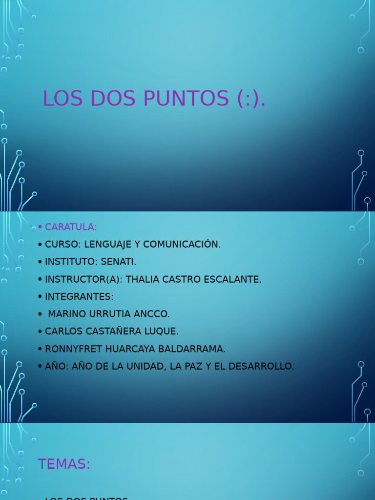 Los Dos Puntos Pipipi. | PDF