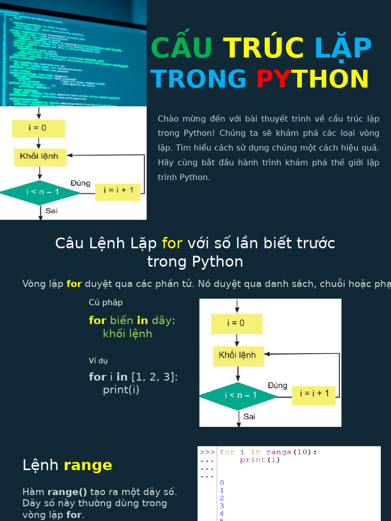 Cau-Truc-Lap-Trong-Python | PDF