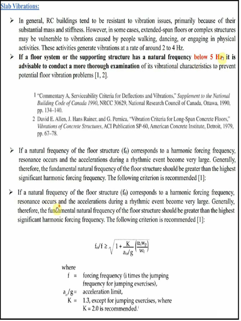slab vibration | PDF