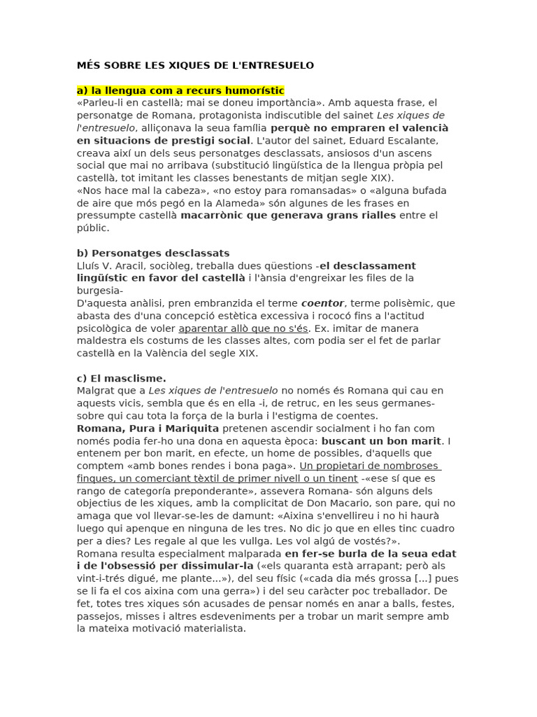 Més Sobre Les Xiques... | PDF