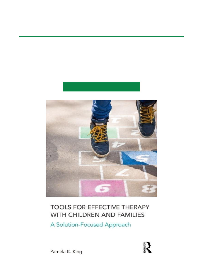 Tools For Effective Therapy With Children and Families A Solution ...