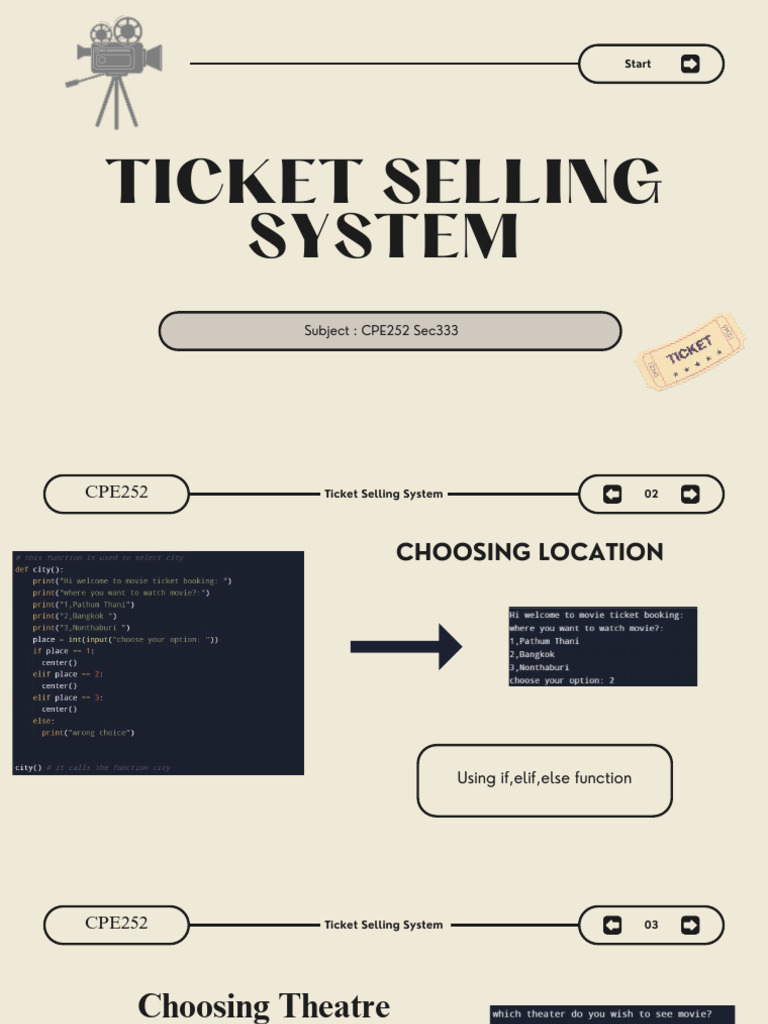 Ticket Selling System | PDF