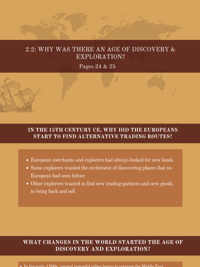 Age of Discovery: Causes and Impact | PDF | Age Of Discovery | Trade