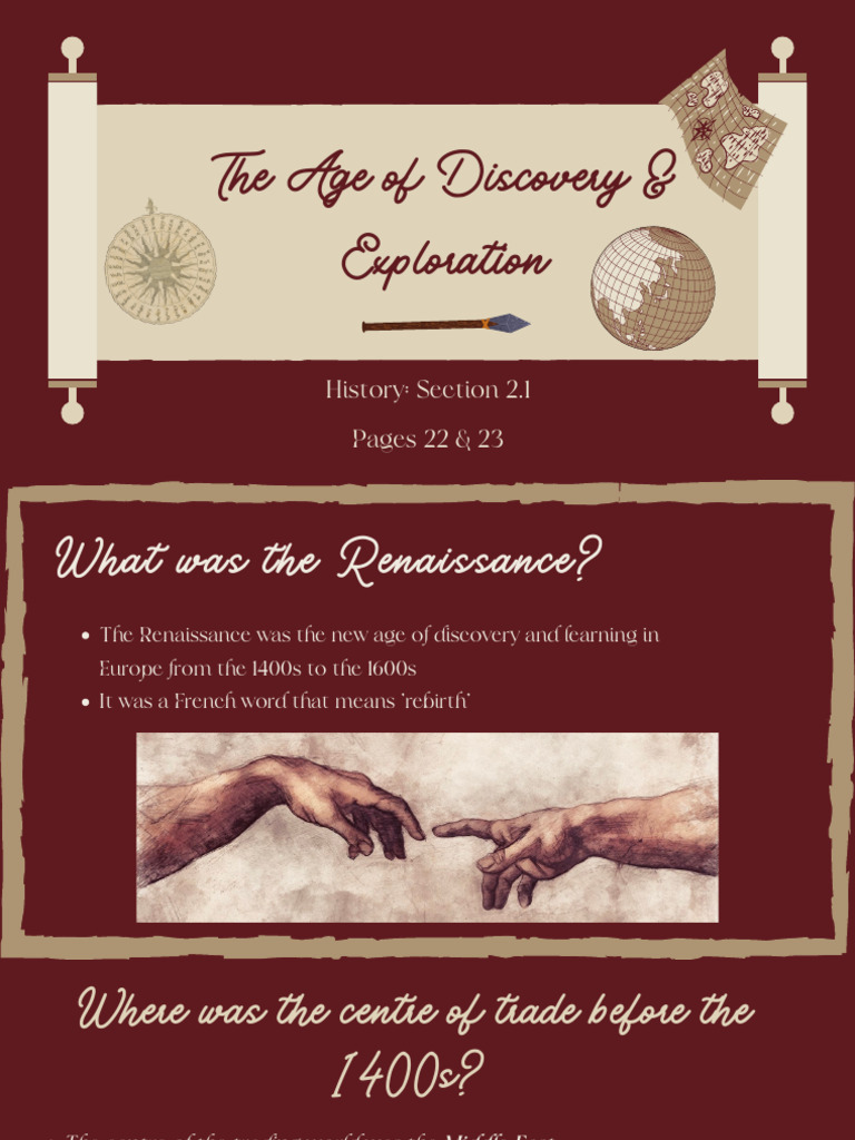 2.1 Age of Discovery and Exploration | PDF | Science