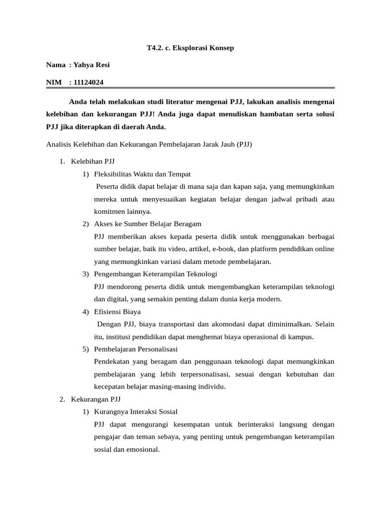 T4.2.c. Eksplorasi Konsep | PDF