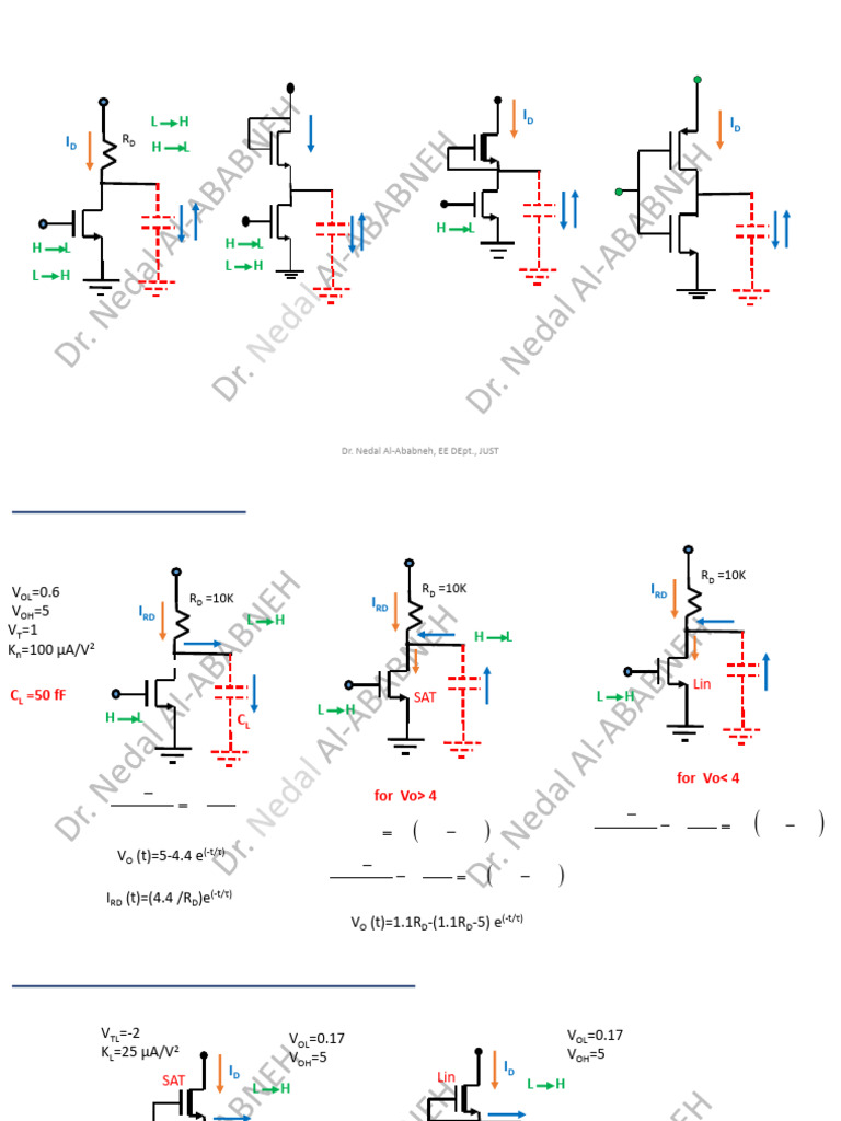 NMOS CMOS Logic Switching Students | PDF