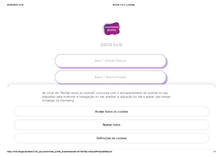 EIXOS II e III - Linktree | PDF