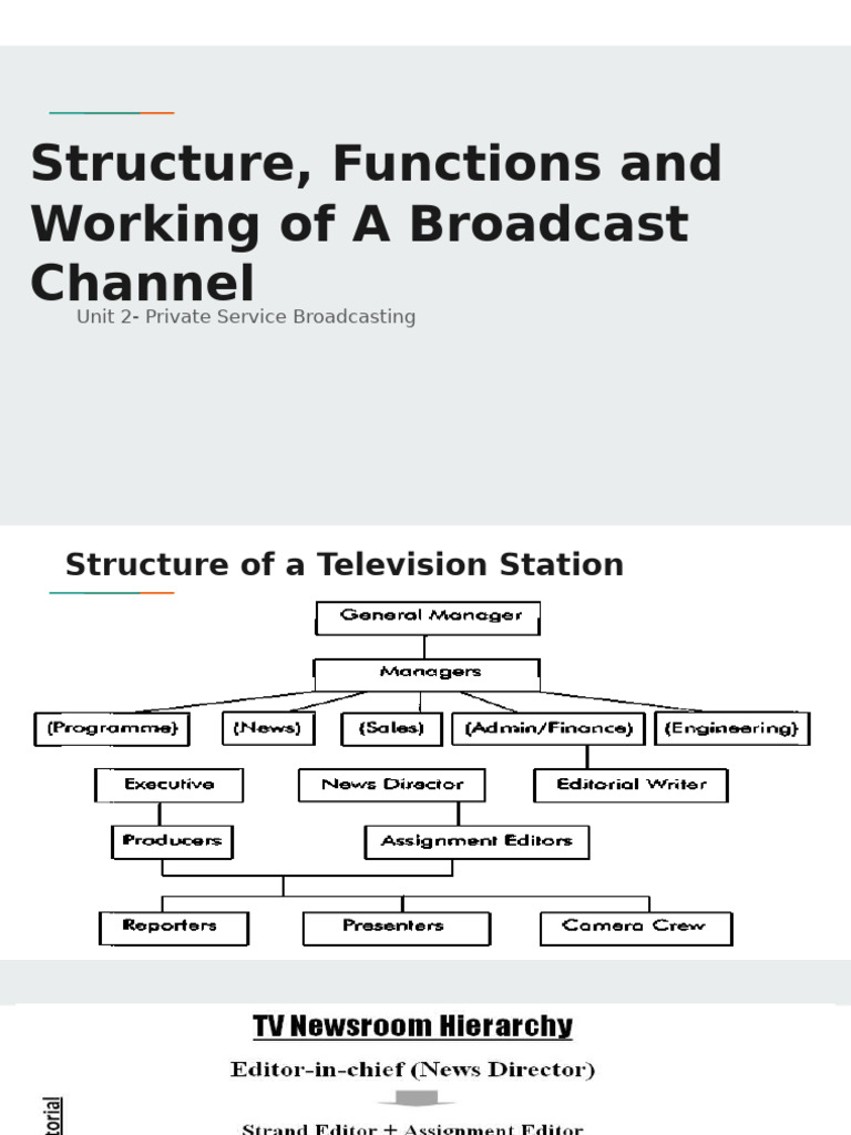 Structure, Functions and Working of A Broadcast Channel | PDF