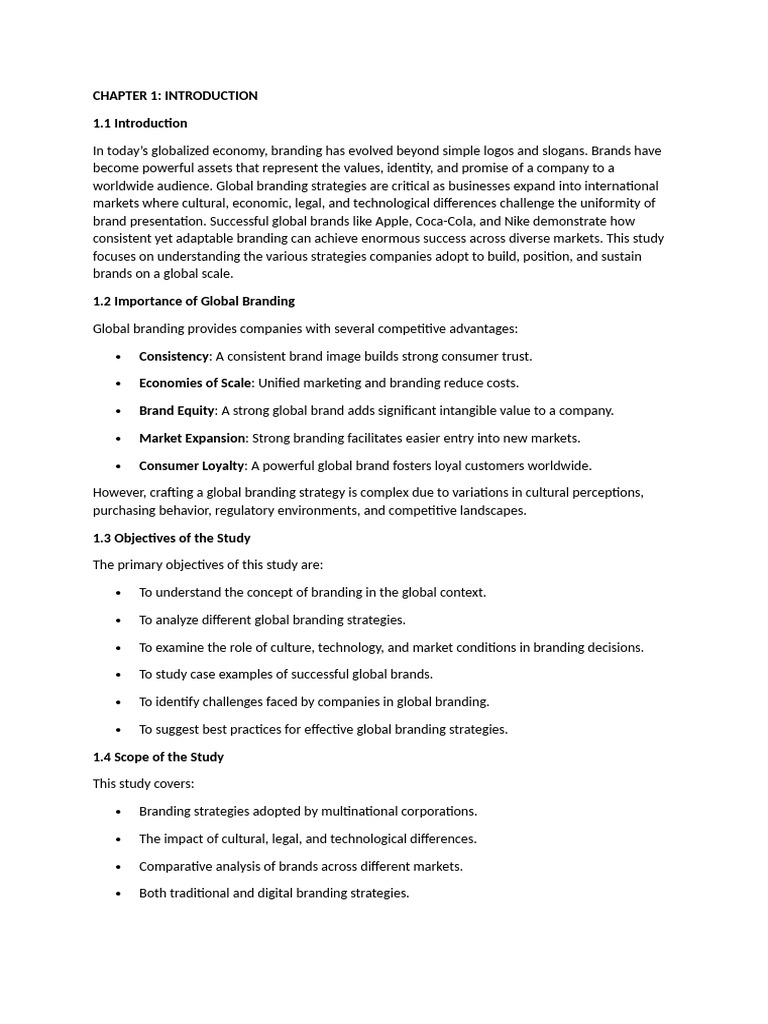 Global Branding Strategies Explained | PDF | Brand | Statistics