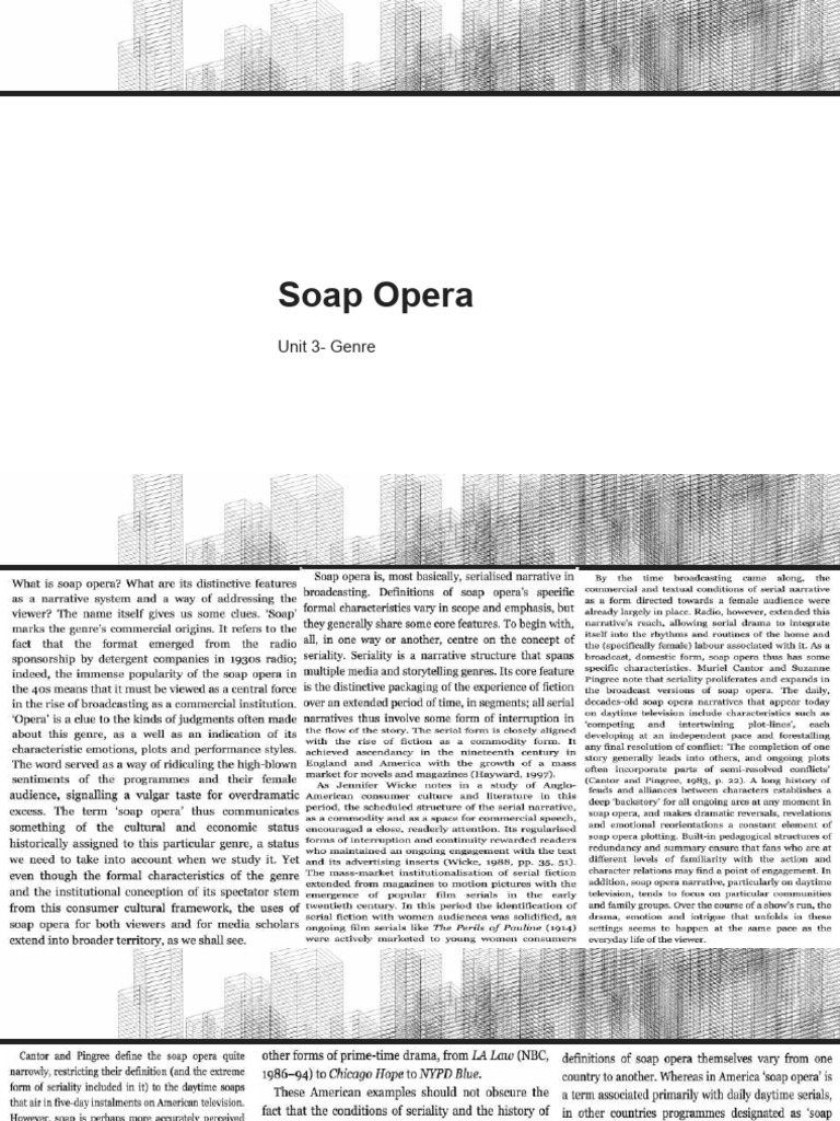 Soap Operas | PDF