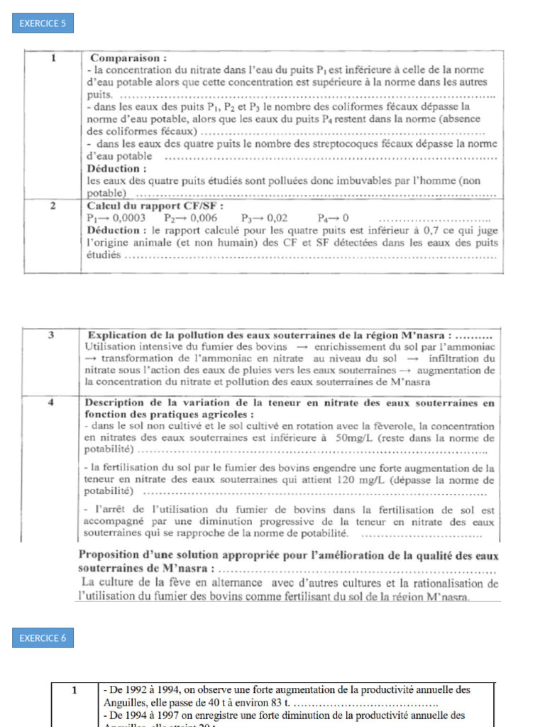 Corr-Exercices 5 Et 6 | PDF