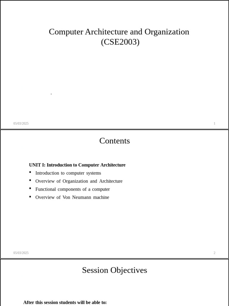 3 Computer Architecture and Organization | PDF | Computer Data Storage | Quantum Computing
