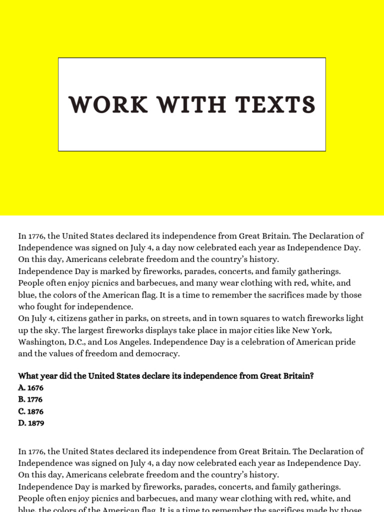 Colorful Bold Procedural Text Writing Presentation PDF | PDF ...