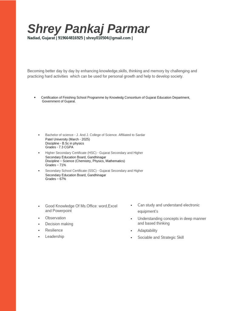 ATS Bold Accounting Resume | PDF