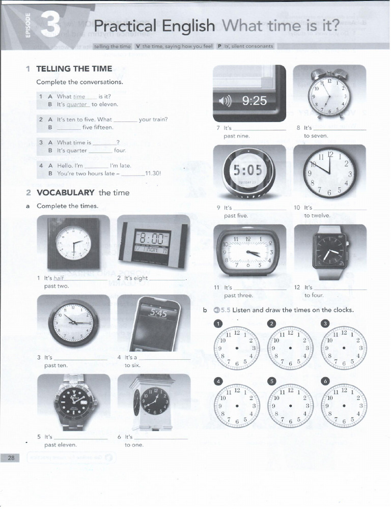 English File Beginner 5C | PDF