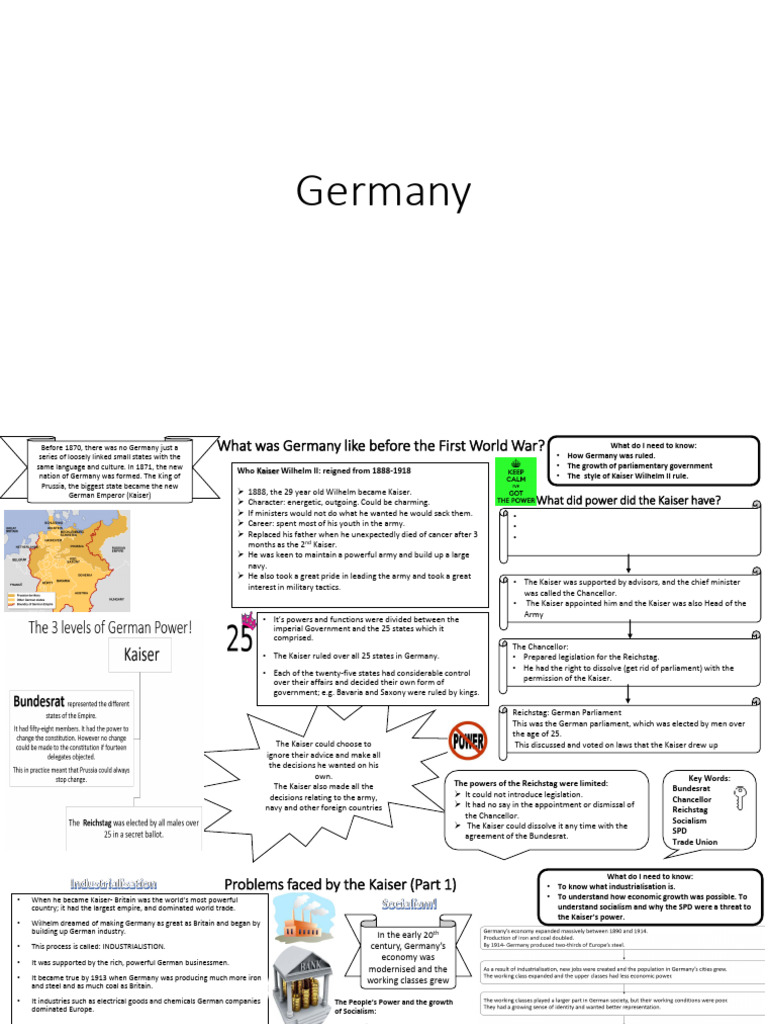 Germany's Political Landscape Pre-WWI | PDF | Weimar Republic | German ...