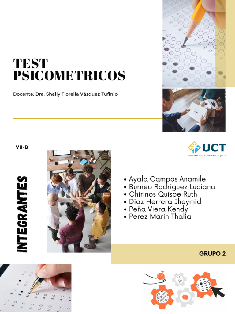 Test Psicométricos: Tipos y Usos | PDF | Escala de inteligencia para ...
