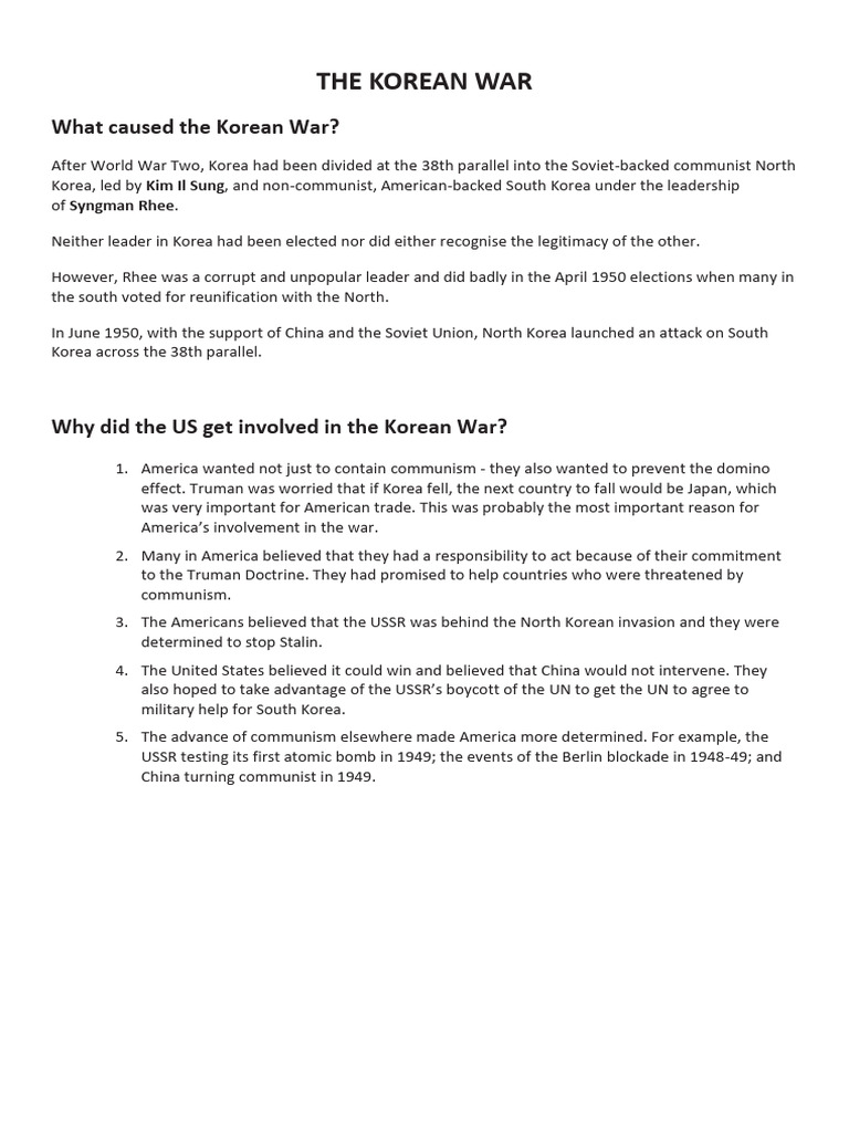 Containment_revision_notes_bitesize | PDF | Korean War | Vietnam War