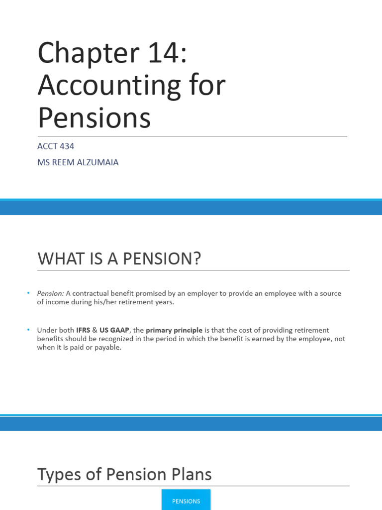 Understanding Pension Accounting Basics | PDF | Defined Benefit Pension ...