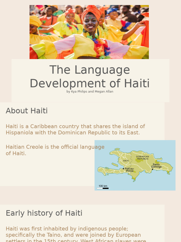 Language of Haiti[1] (1) | PDF | Linguistics | Languages