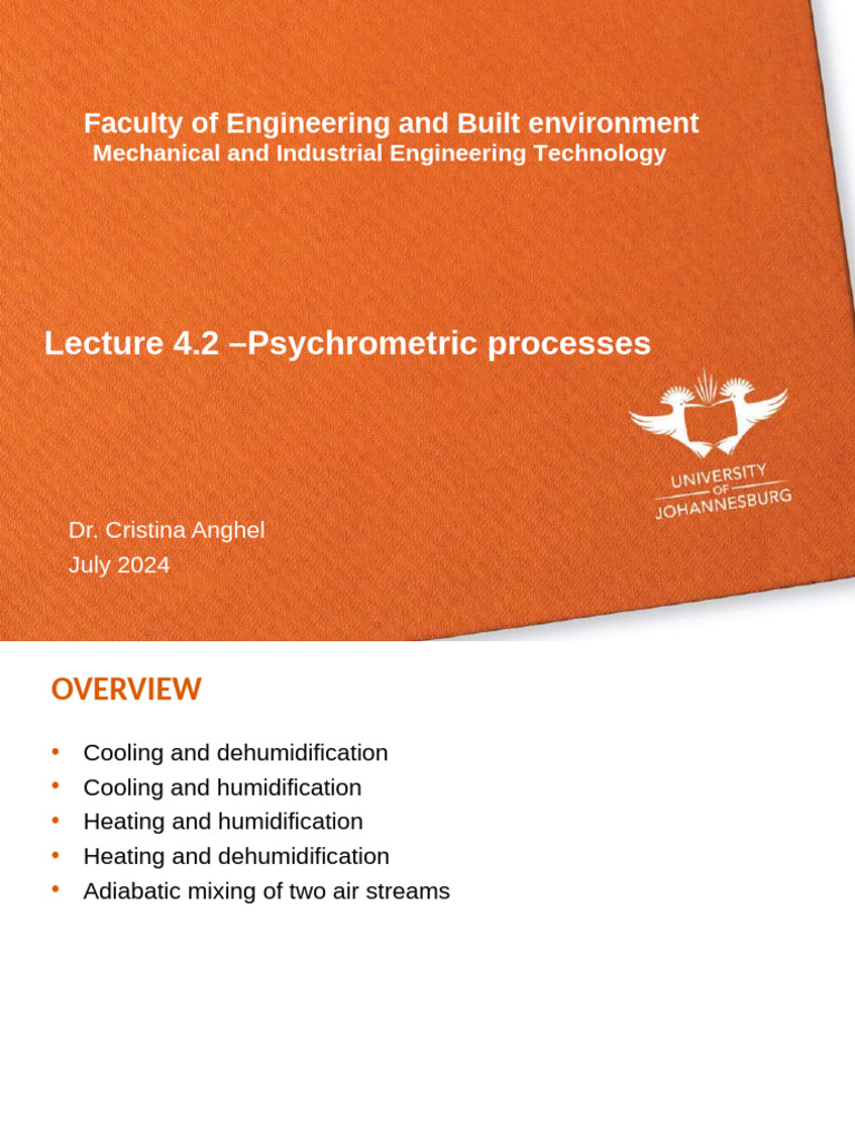 8.lecture 4.2-Psychrometric Processes | PDF | Thermodynamics ...
