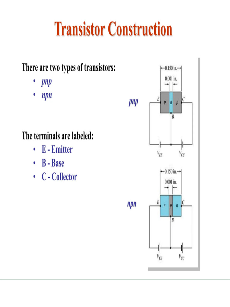 Basic Transistor 1 | PDF
