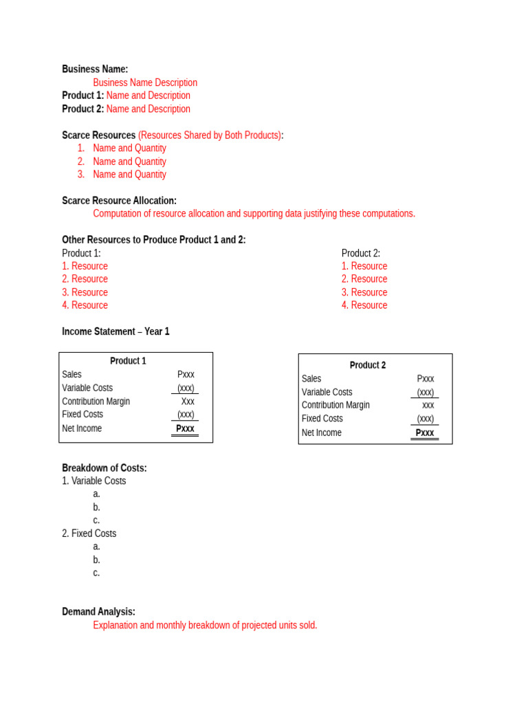 Acc11 Group Activity Format | PDF | Demand | Microeconomics