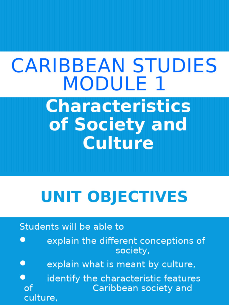 Characteristics of Society and Culture (22-23 Updated) | PDF ...