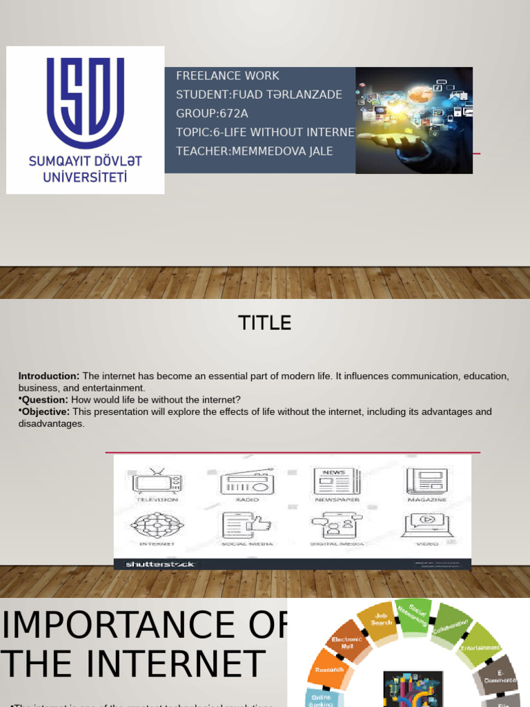 Life Without Internet: Impacts & Benefits | PDF | Internet | Communication